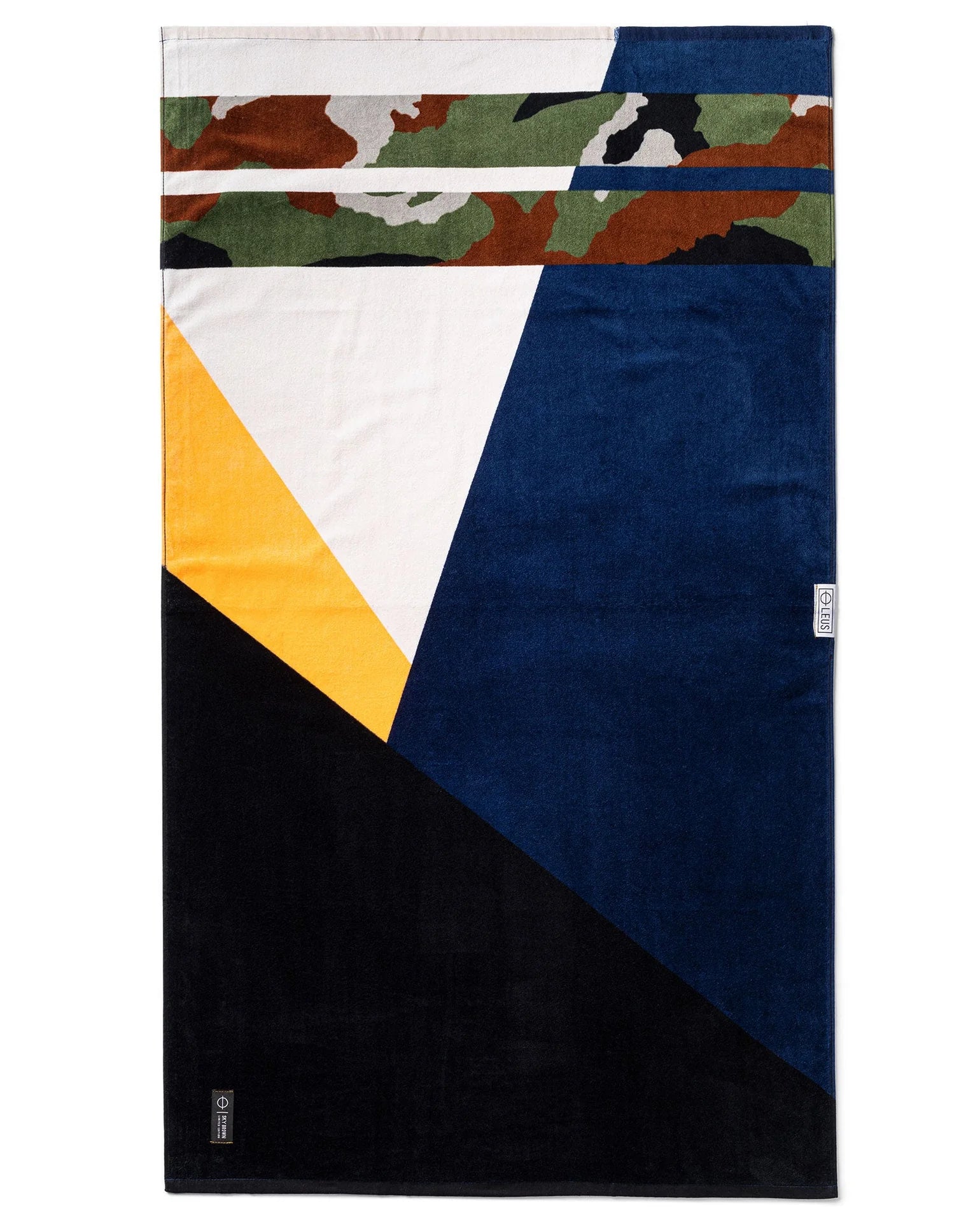 Leus Sky Brown Camo Beach Towel
