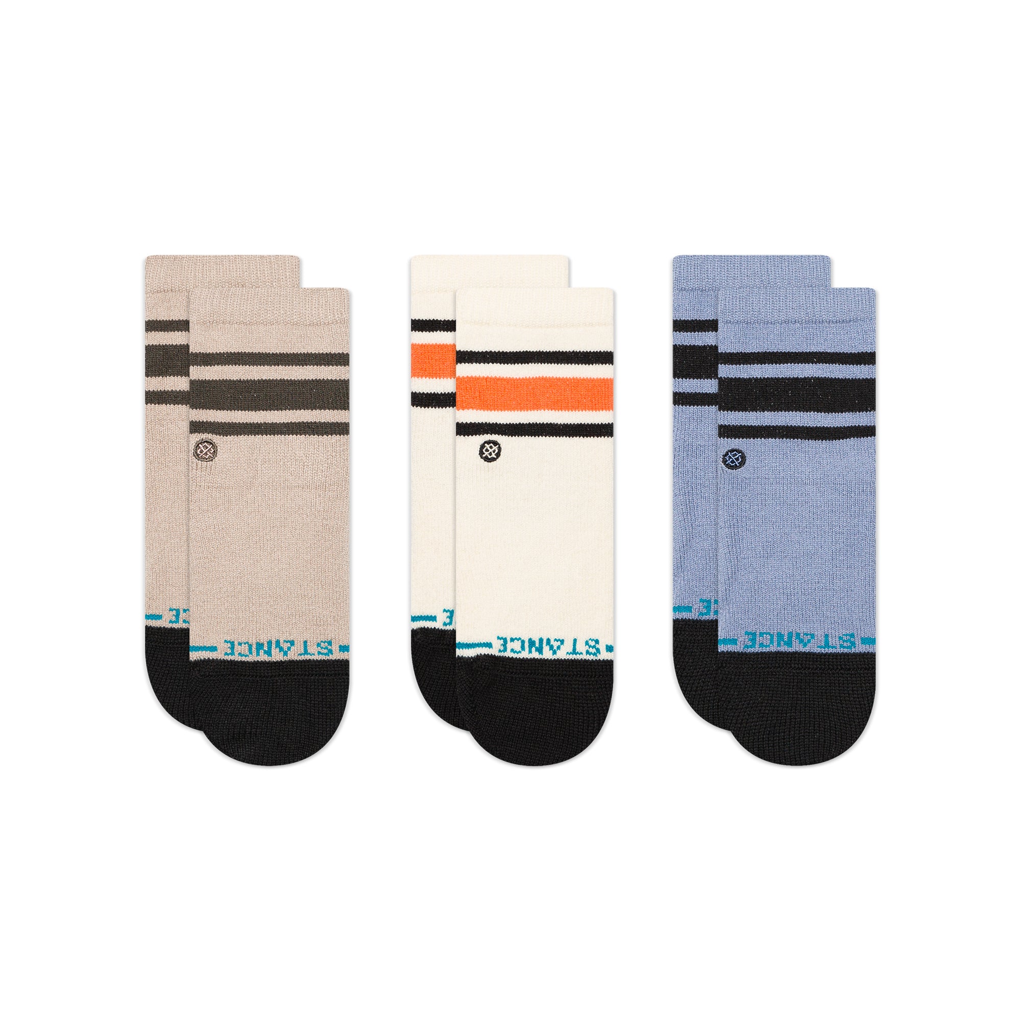 Stance Baby And Toddlers Boyd 3 Pack String Grey
