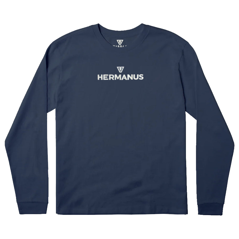 Vissla Mens Hermanus Ls Tee Dark Denim