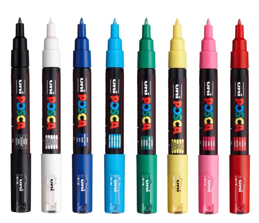 Posca Marker PC - 1M Extra Fine Bullet Tip – The Store