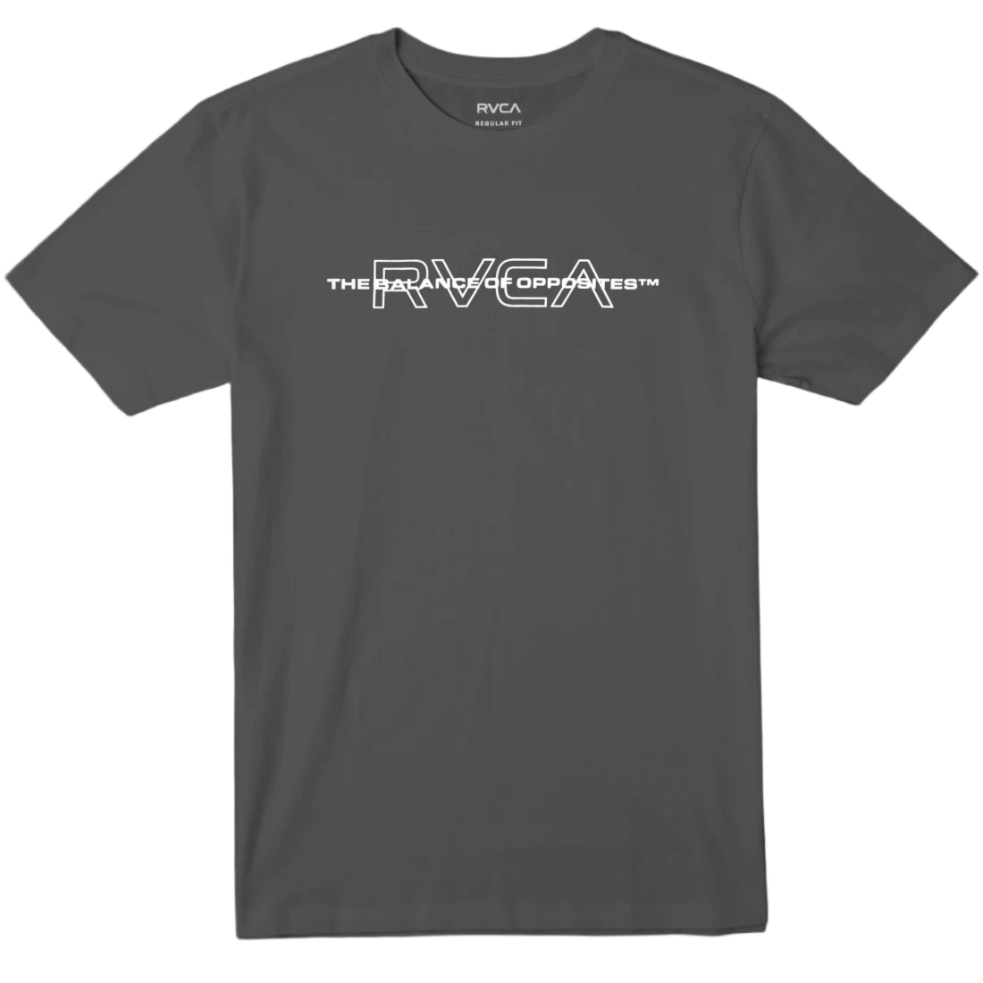 RVCA Mens Pin Top Ss Tee Off Black – The Store