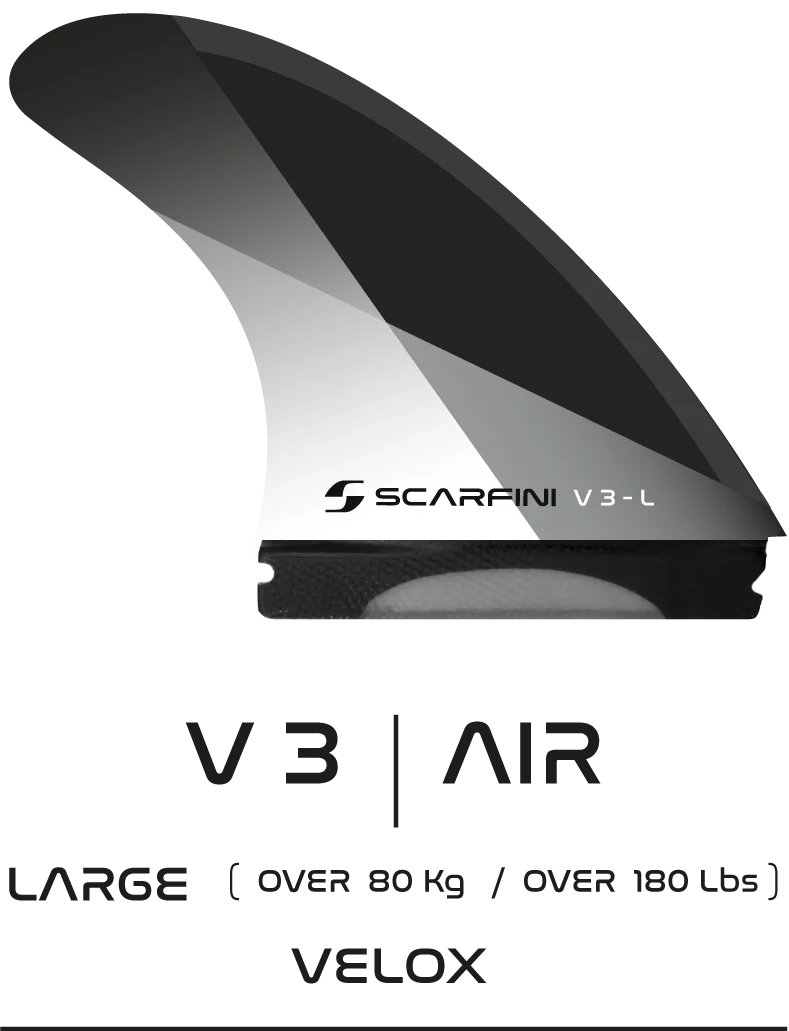 Scarfini V-3 Air Velox Thruster Fin Set